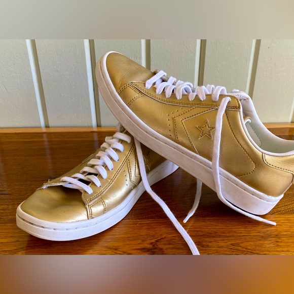 Converse | Shoes | Converse With Lunarlon Gold Metallic | Poshmark